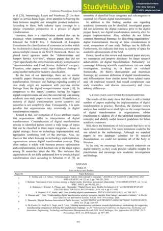 A Preliminary Literature Review Of Digital Transformation Case Studies | PDF