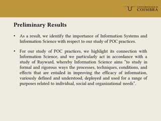 A Preliminary Study of Proof of Concept Practices and their connection ...