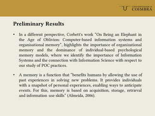 A Preliminary Study of Proof of Concept Practices and their connection with Information Systems ...