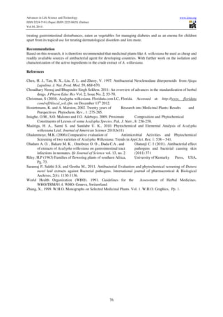 A preliminary study on antibacterial efficacy of the methanolic | PDF