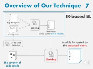 A preliminary study on using code smells to improve bug localization | PPT
