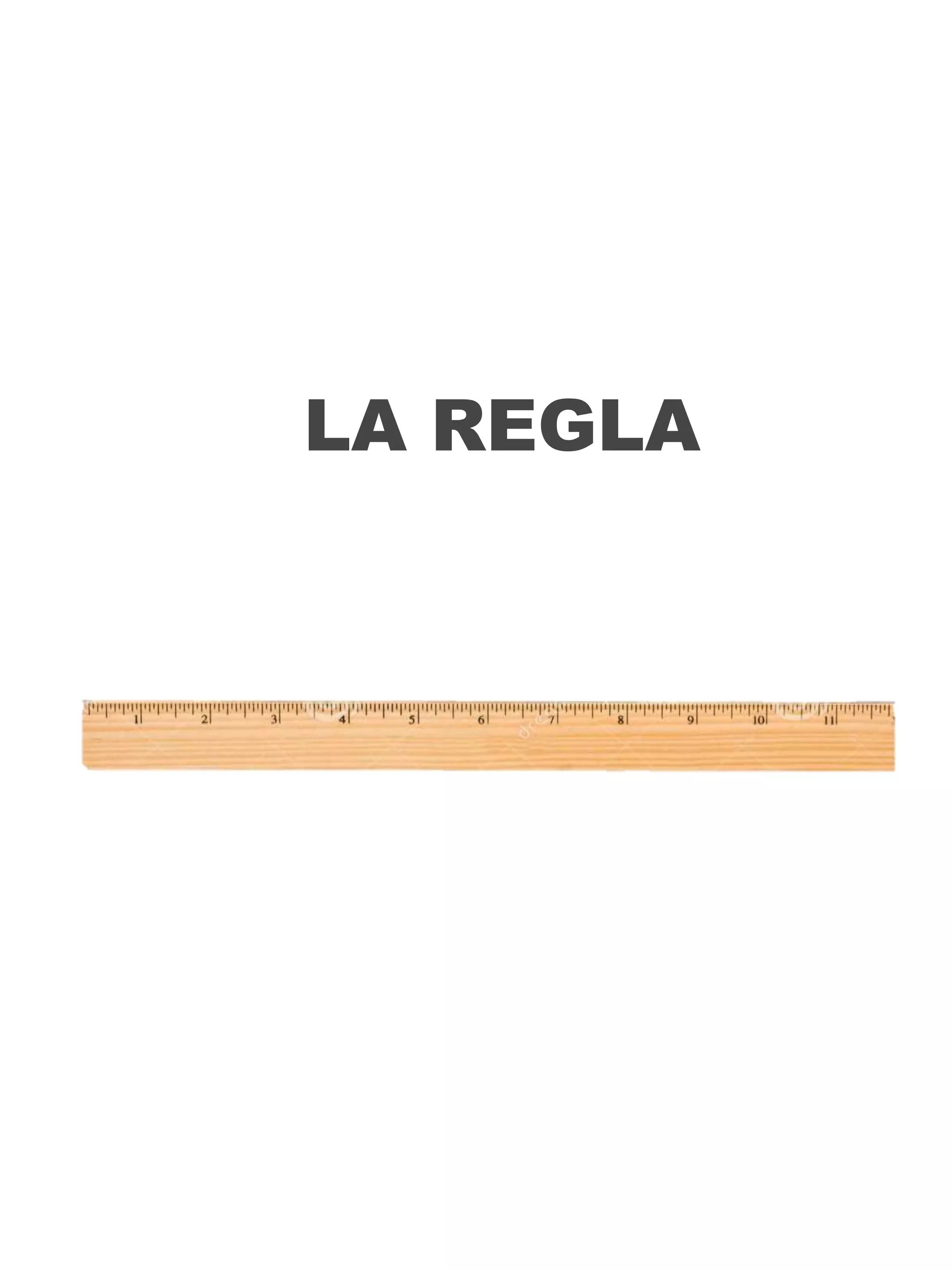 Aprenda a utilizar la regla | PPTX