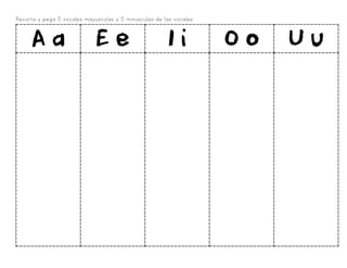 Aprendamos las vocales | PDF
