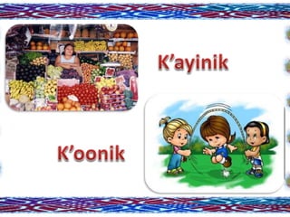 Aprendamos poqomam | PPTX