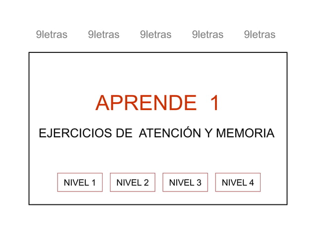 Ejercicios De Memoria