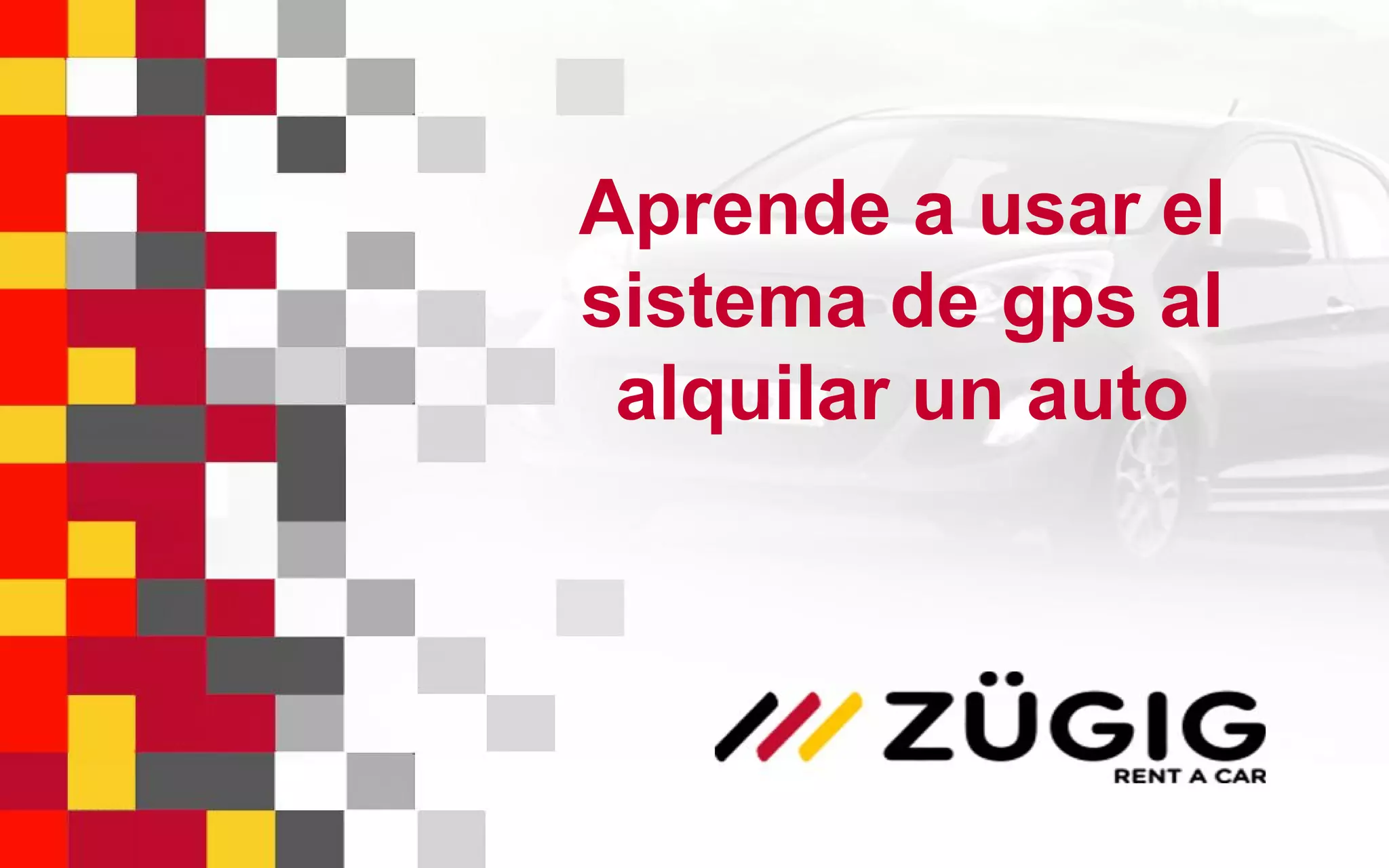 Aprende a usar el sistema de gps al alquilar un auto | PDF