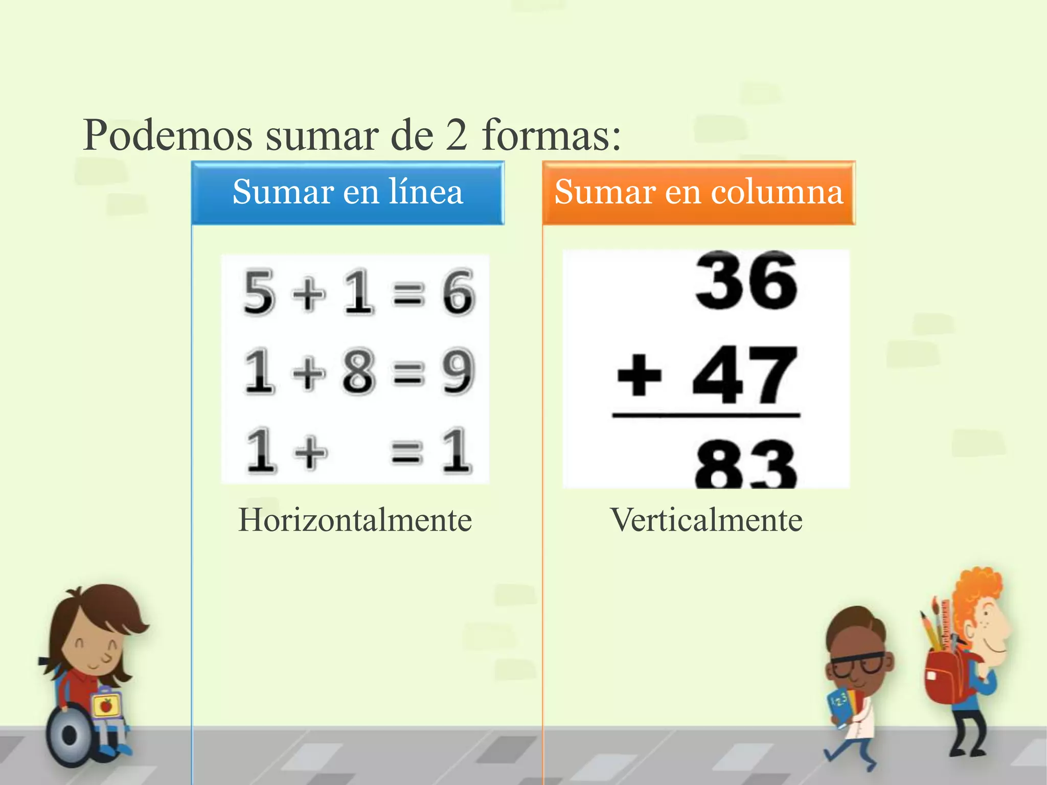 Aprendemos a sumar! | PPTX