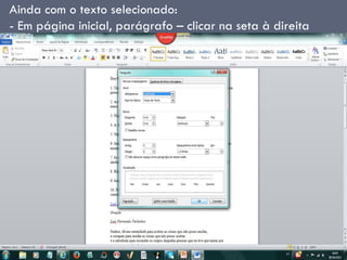 Aprendendo a trabalhar com editor de textos cópia | PDF