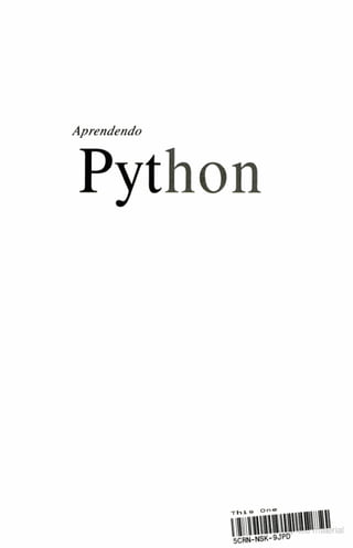 Aprendendo python | PDF