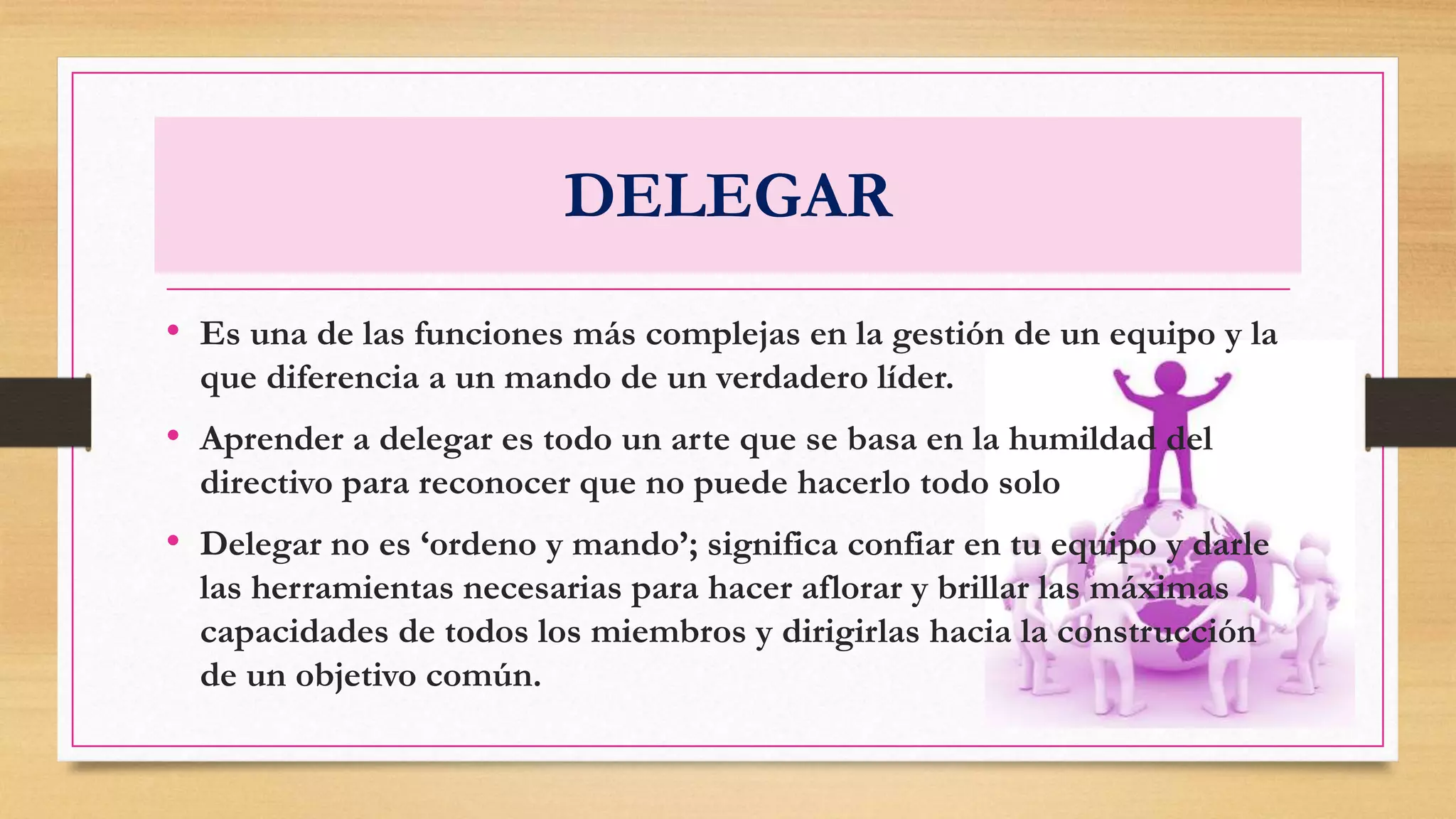 Aprender a delegar y trabajar en equipo | PPTX | Business | Business ...