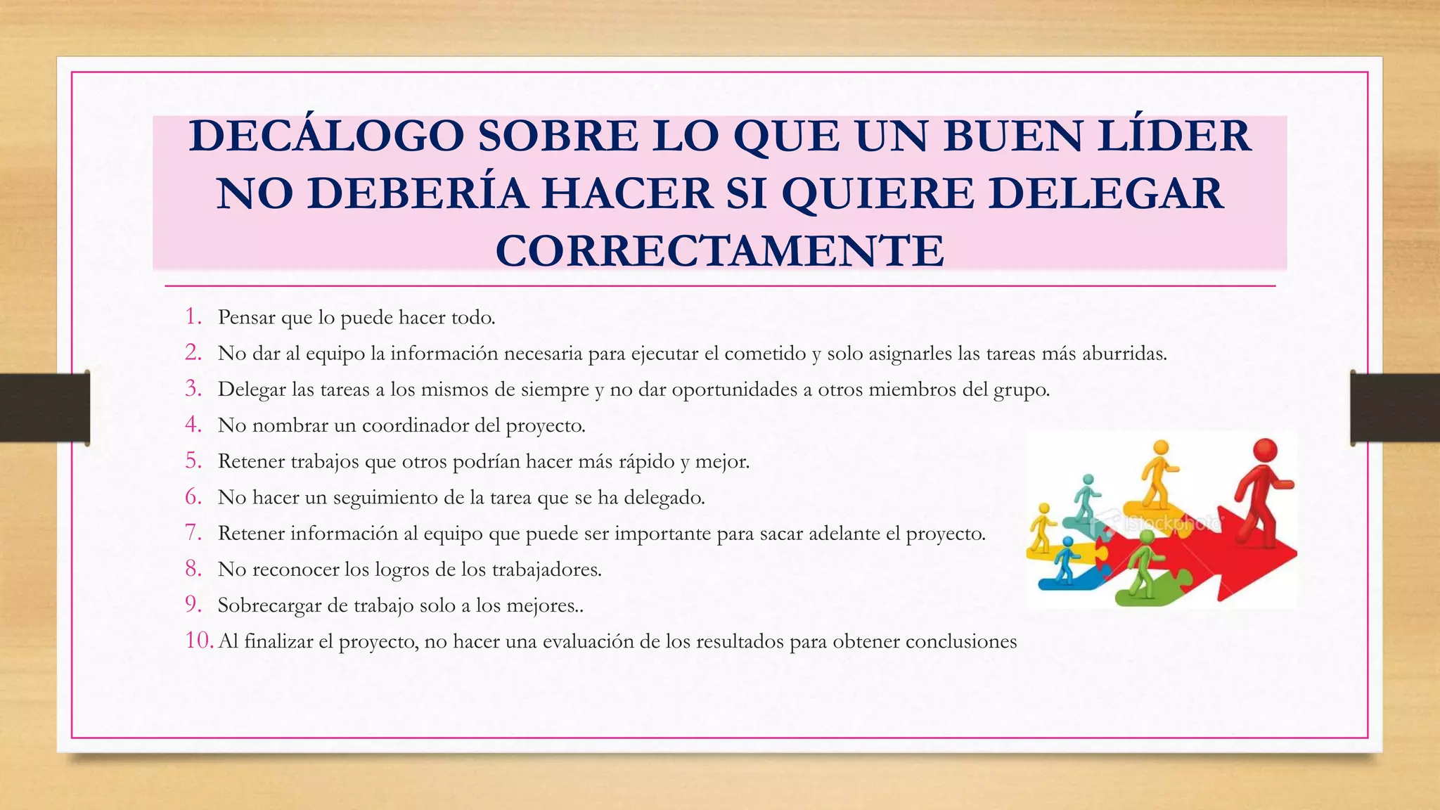 Aprender a delegar y trabajar en equipo | PPTX | Business | Business ...