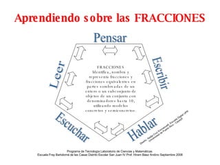 Aprendiendo sobre FRACCIONES | PPT