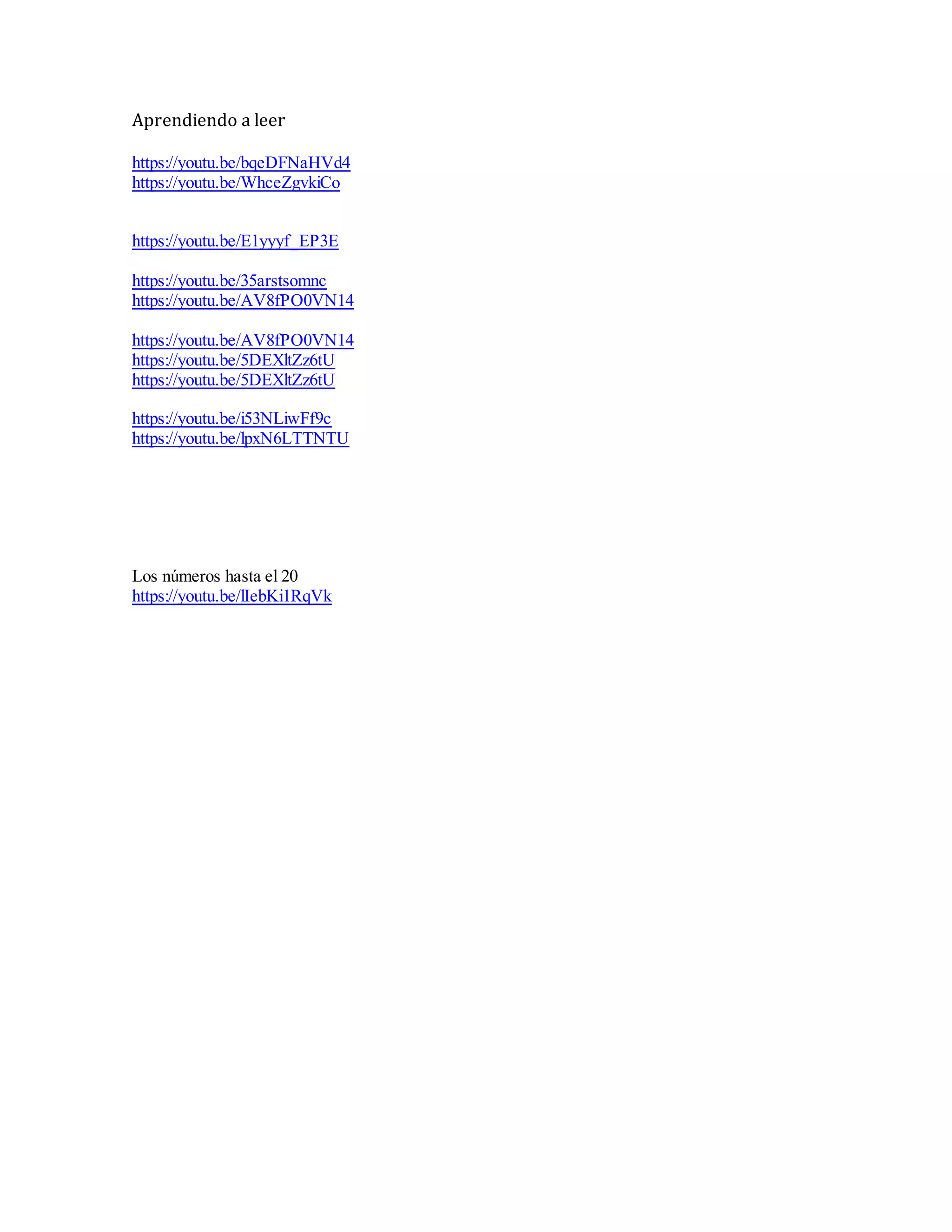 Aprendiendo a leer | PDF