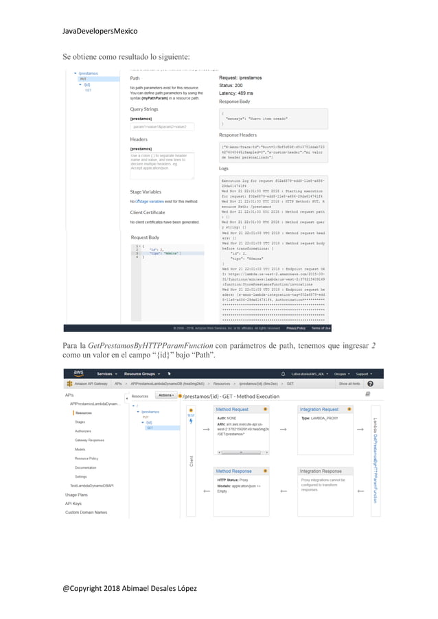 Aprendiendo Aws Lambda Con Api Gateway Y Dynamodb Pdf