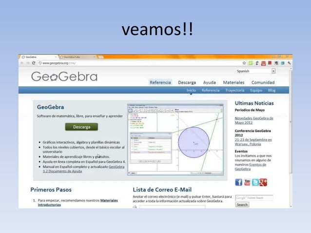 Aprendiendo geogebra | PPT