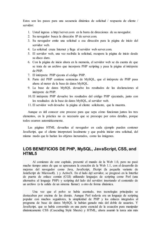 Aprendiendo Php Mysql Javascript Css Html5 Libro Traducido Pdf