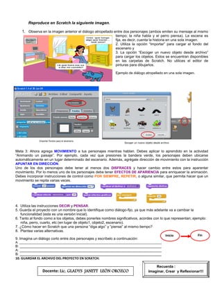 Aprendiendo scratch 2 | PDF