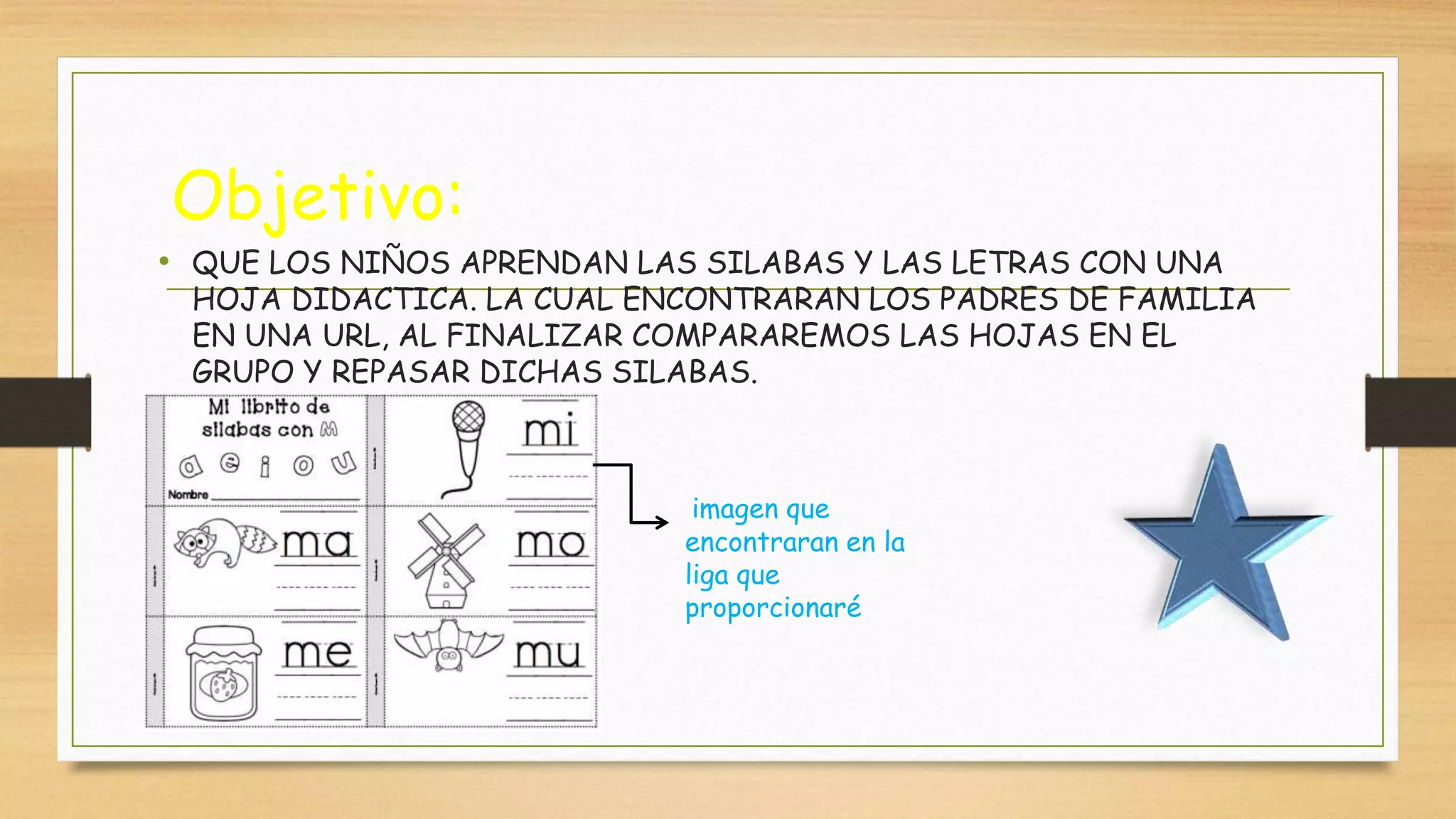 Aprendiendo silabas | PPT