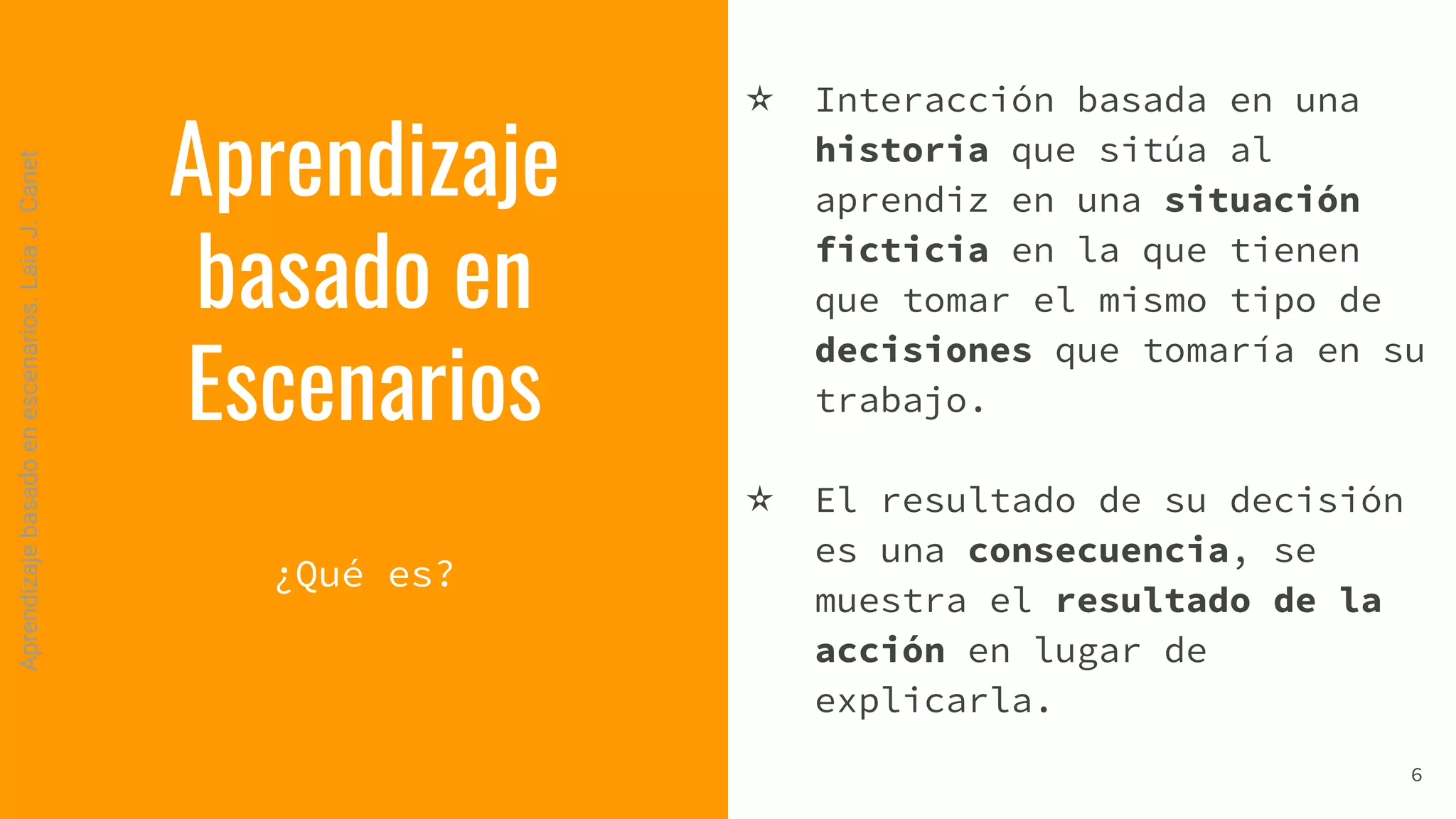 Aprendizaje basado en escenarios | PPT