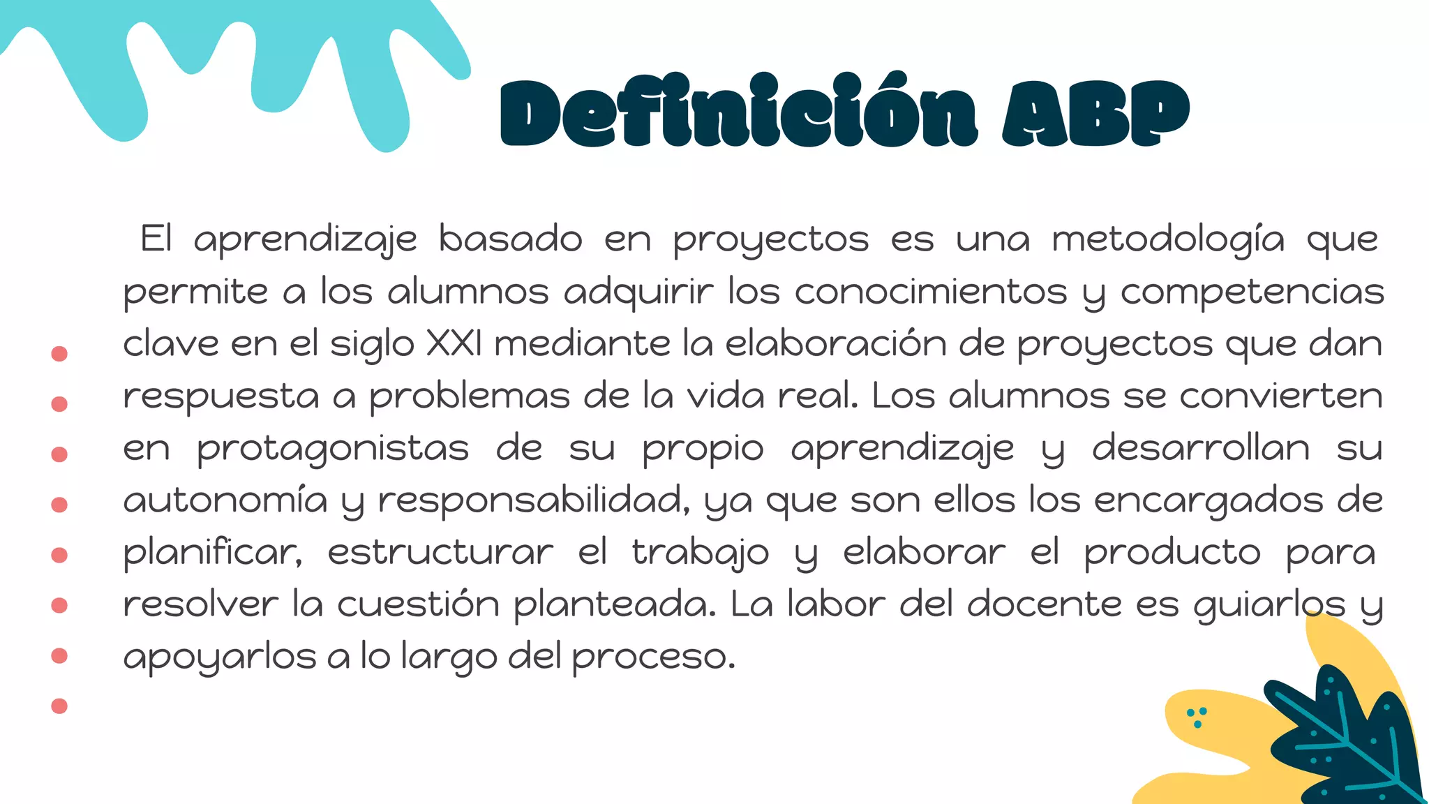 Aprendizaje basado en proyectos ABP | PDF