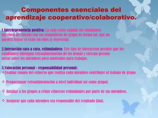 Aprendizaje colaborativo. | PPT