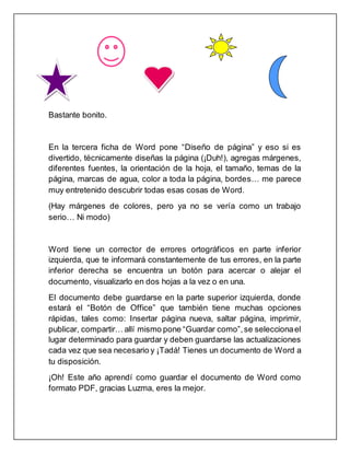 Aprendizaje en word | DOCX