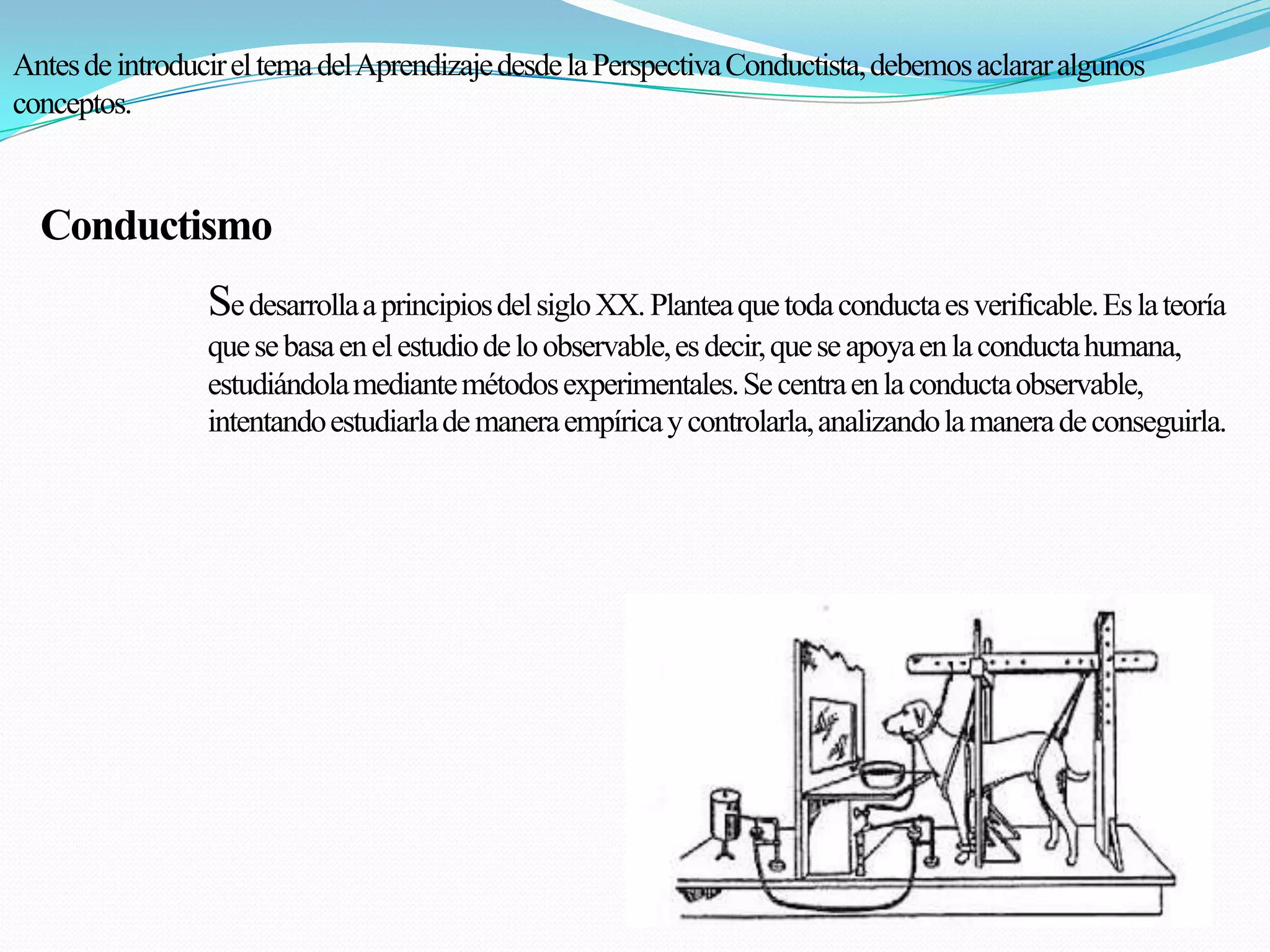 Aprendizaje desde la Perspectiva Conductista | PPTX