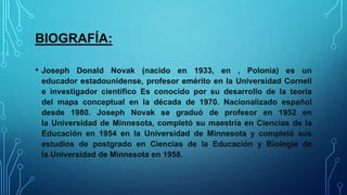 Aprendizaje significativo joseph d. novak | PPTX