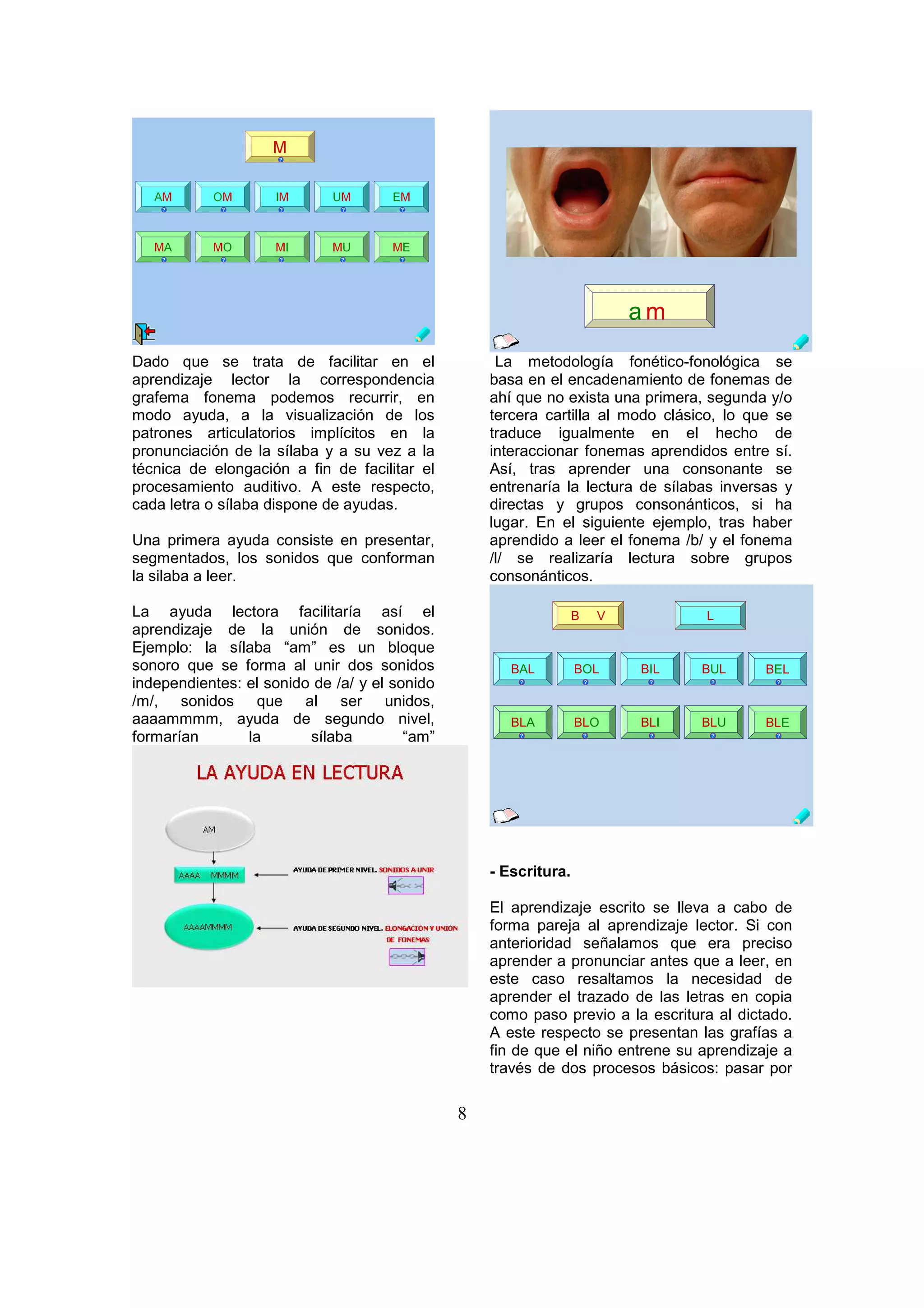 Aprendizaje y entrenamiento lectoescrito. El método fonético. Granada ...