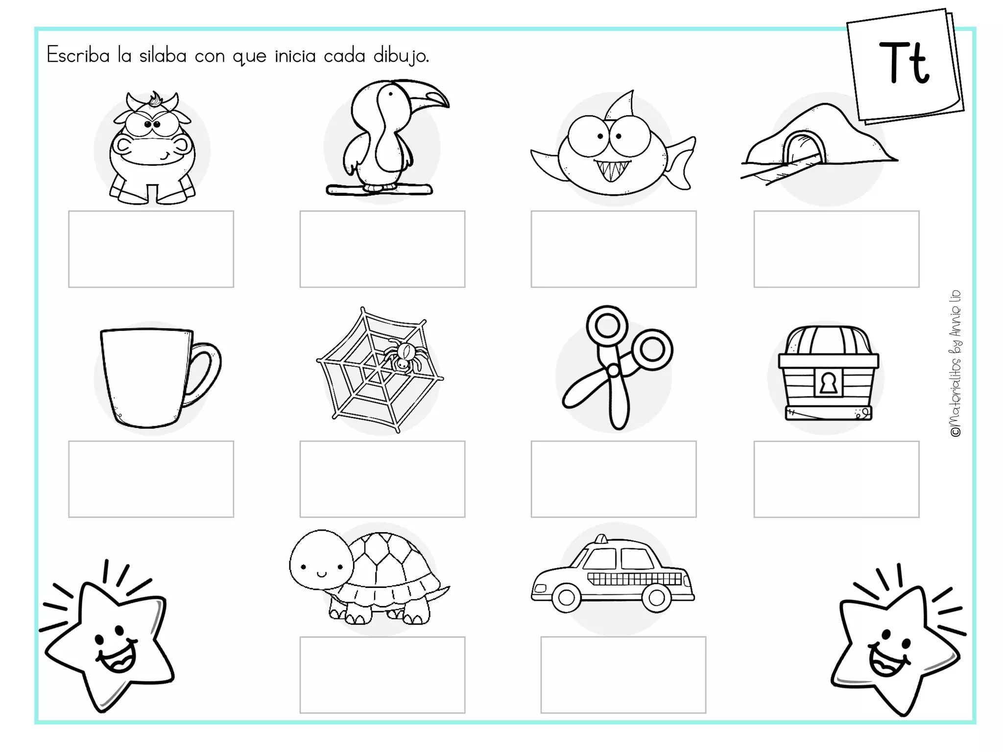 Aprendo a leer y escribir m l s t | PDF