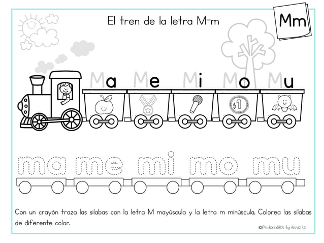 Aprendo a leer y escribir m l s t | PPT