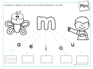 Aprendo a leer y escribir m l s t | PPT