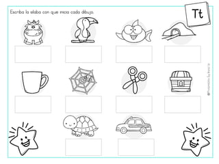 Aprendo a leer y escribir m l s t | PPT