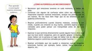 Aprendo a reconocer y autorregular mis emociones tutoria 18 05-2020 | PPTX