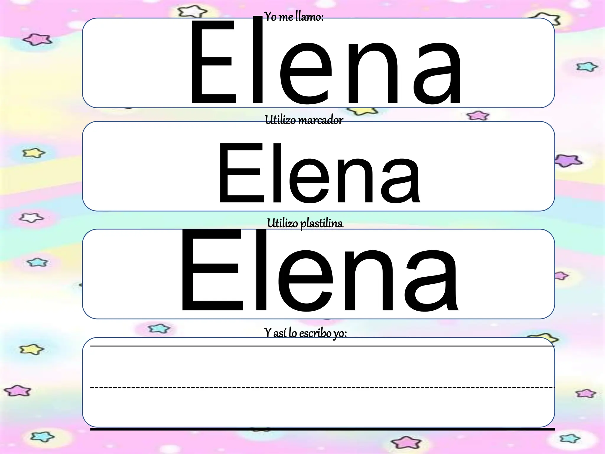 APRENDO A TRAZAR MI NOMBRE.prescolarpptx | PPT