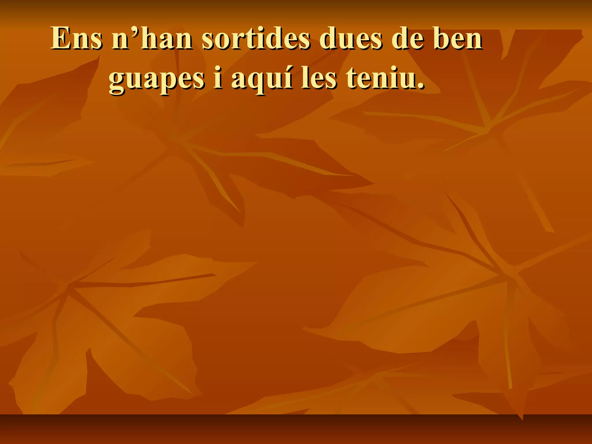 Aprenem a glosar | PPT