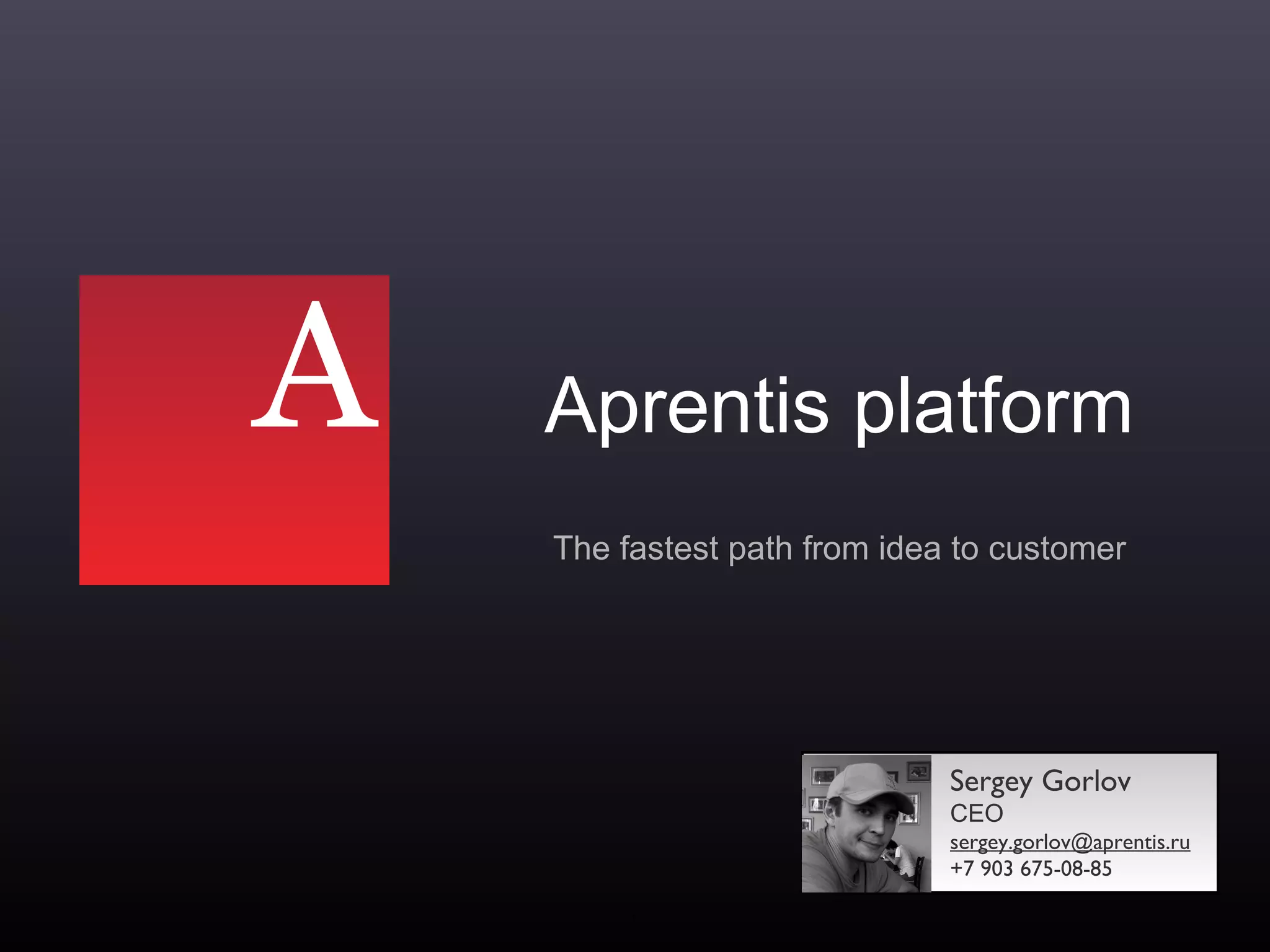 Aprentis platform | PPT
