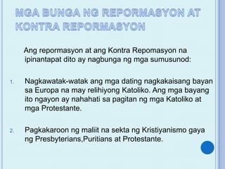 Repormasyon | PPTX
