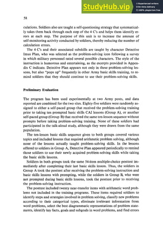 A Prescriptive Analysis Of Low-Ability Problem-Solving Behavior | PDF