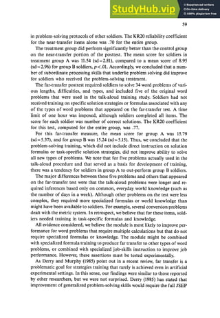 A Prescriptive Analysis Of Low-Ability Problem-Solving Behavior | PDF