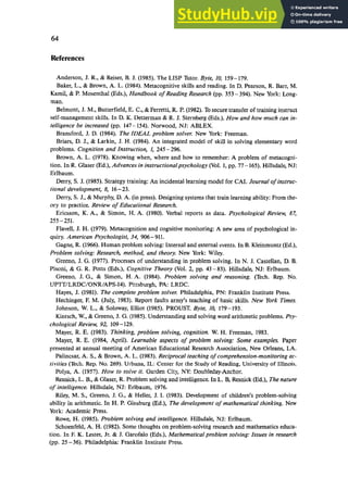 A Prescriptive Analysis Of Low-Ability Problem-Solving Behavior | PDF