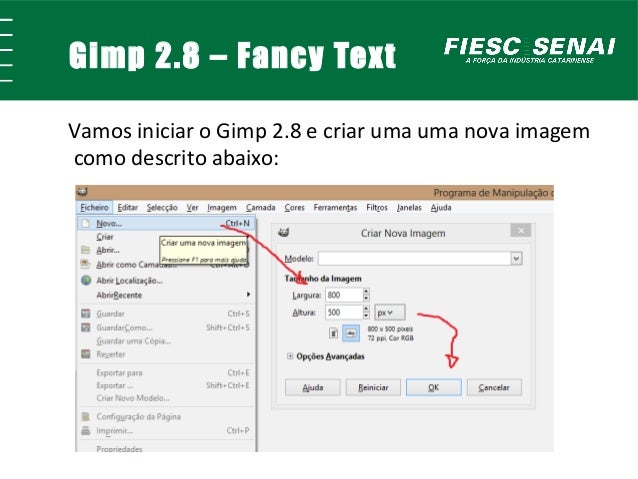 Gimp 2.8 - Texto Espetacular (Fancy Text)