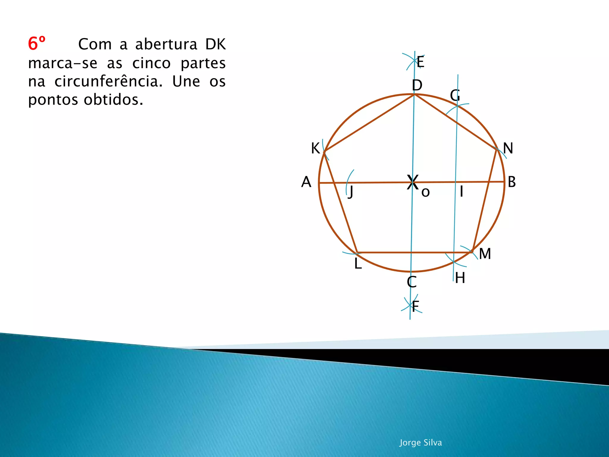 Divisão da circunferência em 5 partes iguais | PPTX