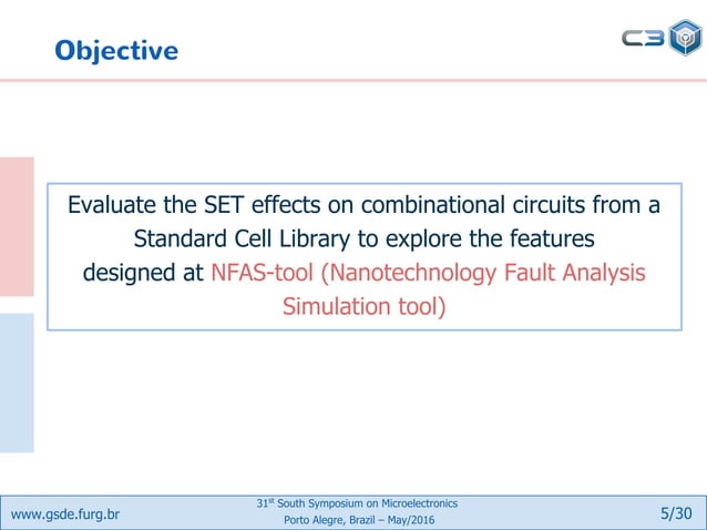 Reliability Evaluation Of Combinational Circuits From A Standard Cell Library Ppt Free Download