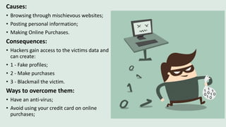 Problems of using the Internet | PPTX