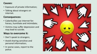 Problems of using the Internet | PPTX