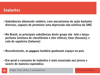 Drogas: Tipos, efeitos, e consequências | ODP