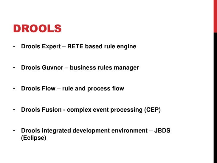 BRMS - Business Rules Management System BRMS - Business Rules Management System