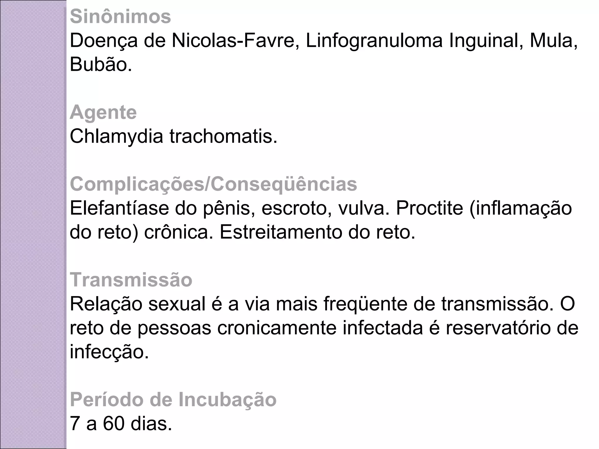 DOENÇAS SEXUALMENTE TRANSMISSÍVEIS - DSTs | PPT