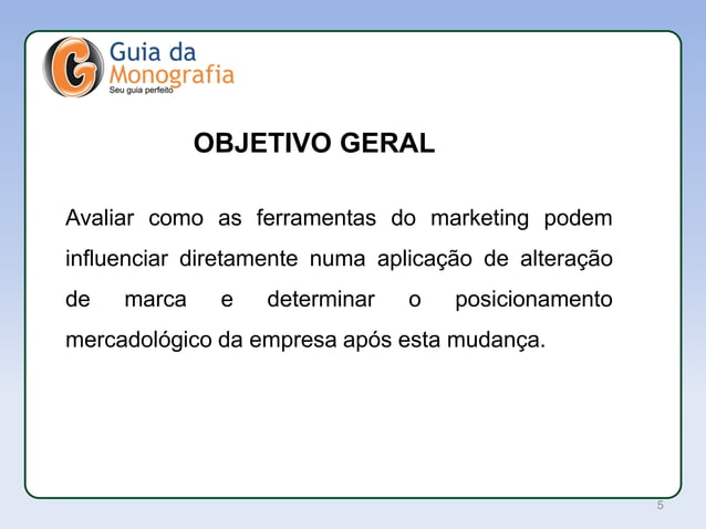 Modelo de apresentação de TCC em power point | PPT